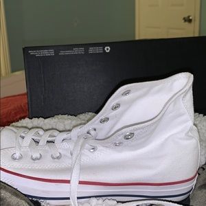 Converse | Shoes | All White High Top Converse | Poshmark